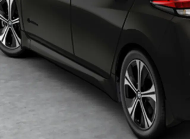 T99J2-6CA4B - Splash Guards - Rear Set - Super Black - 2019-2022 Nissan ...