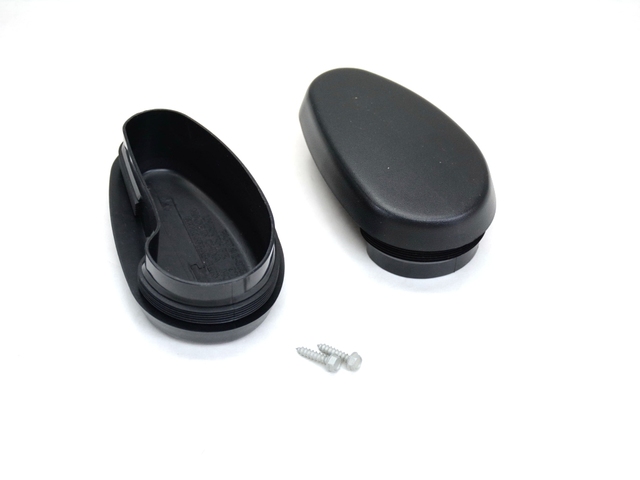 Mopar 68044463AC Dodge Ram 1500 2500 3500 Tubular Side Step End Caps ...