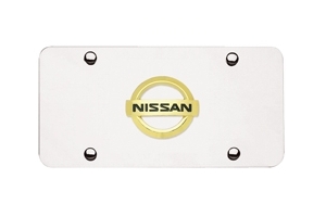2009-2012 Nissan License Plate, Stainless Steel, Nissan Logo AP185 ...