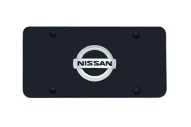 2009-2012 Nissan License Plate, Stainless Steel, Nissan Logo AP185 ...