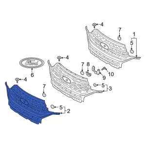 LB5Z-8200-CD - Grille 2020-2024 Ford Explorer | Ford Parts Direct