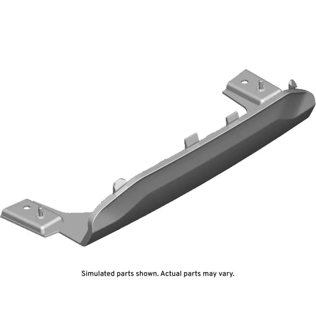 Black Rear Bumper Fascia Trailer Hitch Cover 84856642 | Partners Chevy