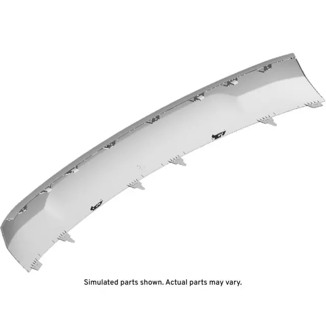 2021-2024 GMC Galvano Silver Front Bumper Fascia Skid Plate 84835801 GM ...