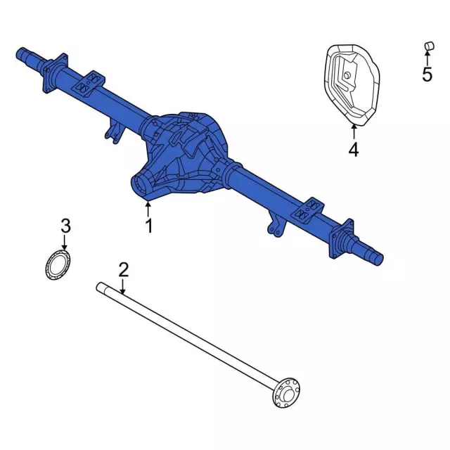 Housing Rear Axle 8C2Z-4010-A | OEM Parts Online