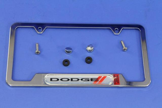 2013-2020 Dodge License Plate, Frame, Dodge Logo 82214766 | My Mopar Parts