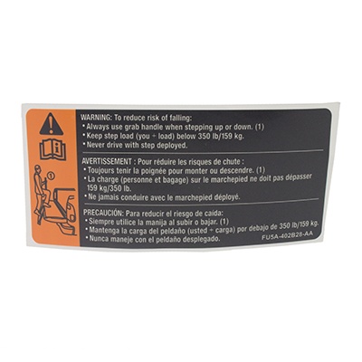 Ford FU5Z-9900014-A - Warning Label - 2015-2022 Ford | OEM Ford Parts ...