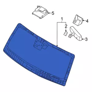 N2DZ-7803100-A - Windshield 2021-2024 Ford Bronco | Ford Parts Direct