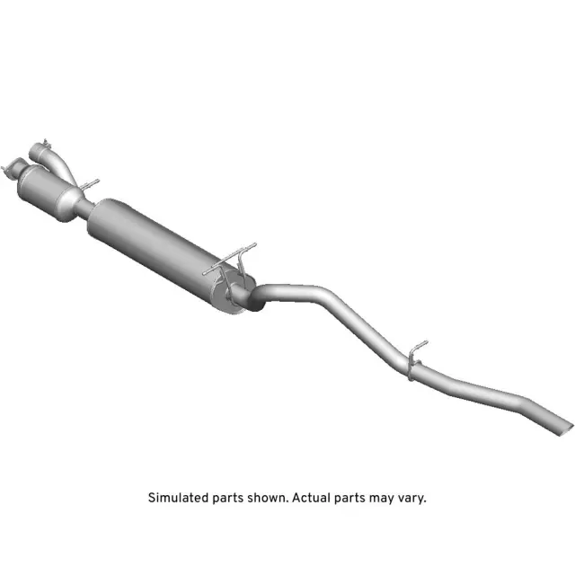 2011-2015 GM Exhaust Muffler Assembly 23424564 GM | GMPartsDirect.com