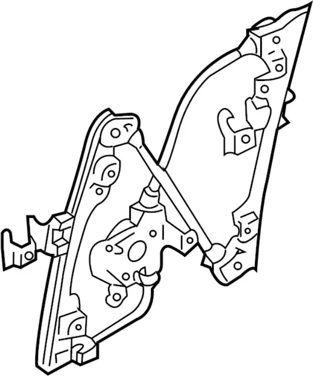 Regulator Assembly-Door Window, Left-hand 80721-6TA0A | Infiniti of ...