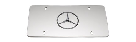 Q-6-88-0058 - License Plate, Marque With Star Logo 2004-2014 Mercedes ...