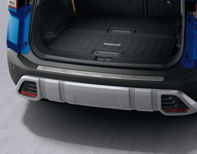 T99B1 6RR1B Rear Bumper Protector Satin Chrome 2022 2023 Nissan Rogue Nissan Parts Accessories Online