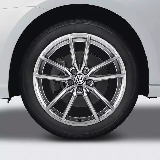 2018-2023 Volkswagen 18 Inch Pretoria Wheel - Sterling Silver 5G0-071 ...