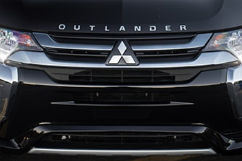 MZ553141EX - Exterior, Emblem Hood "Outlander" 2018-2023 Mitsubishi ...