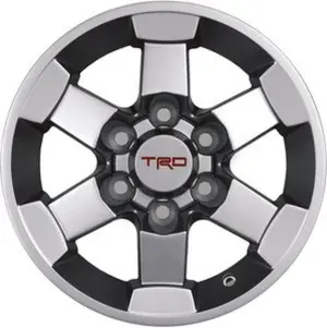 2007-2014 Toyota FJ Cruiser Wheel TRD Silver Alloy 6 Spoke 16x7.5 PT904 ...
