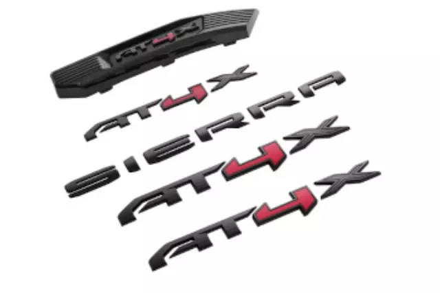 2024-2025 GMC Sierra 1500 Sierra AT4X Emblems - Black 86532081 ...