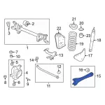 2008-2016 Ford Radius Arm - Driver's Side (LH) GC3Z-3A360-A ...