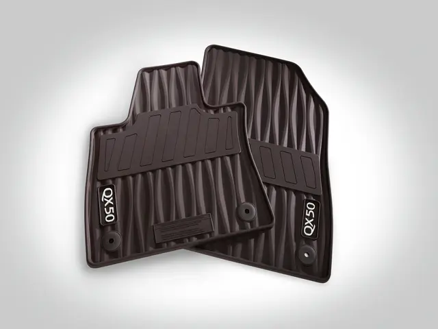 2019-2020 Infiniti QX50 All-Season Rubber Floor Mats - Brown T99E1 ...
