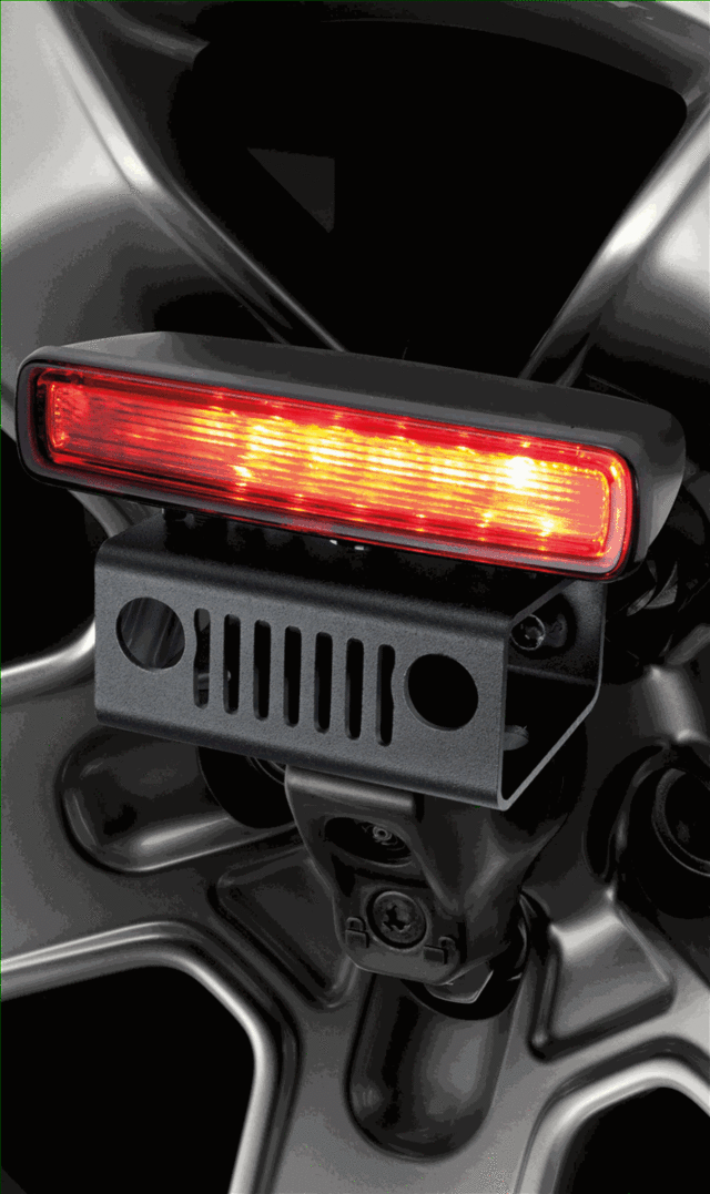 2018-2024 Jeep Wrangler Center High-Mount Stop Light (CHMSL) Relocation ...