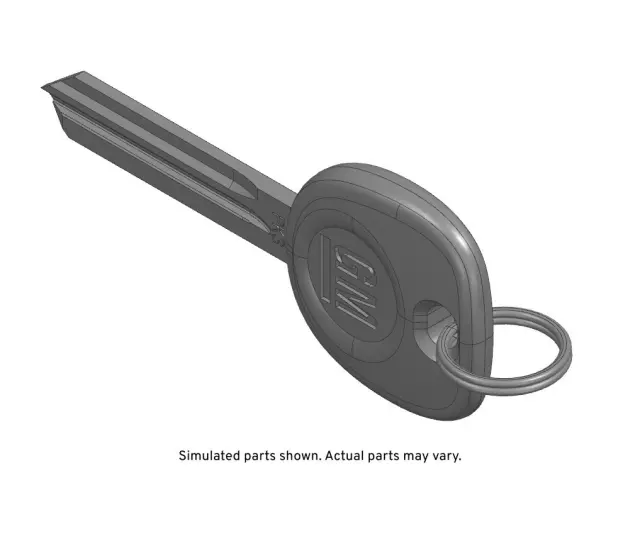 Uncoded Door Lock and Ignition Key 84870457 GM | GMPartsDirect.com