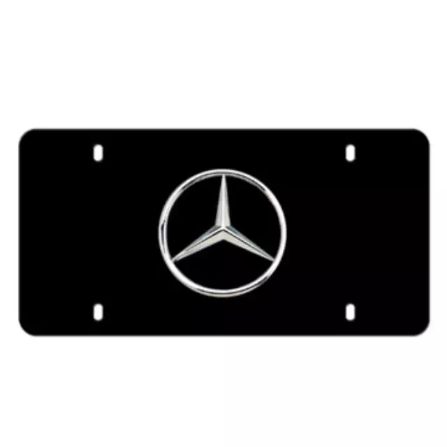 Q Marque Logo Genuine OEM License Plate, Marque With Star Logo