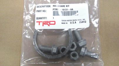 PTR03-18131-AA TRD Exhaust Hardware Kit | 32.8% Off | OEM Genuine ...