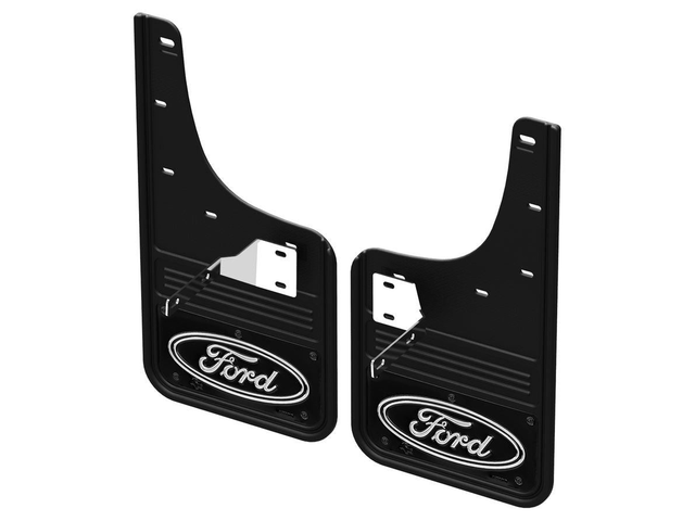 2023-2024 Ford Black Ford Oval Gatorback Front Pair Splash vpc3z16a550b ...