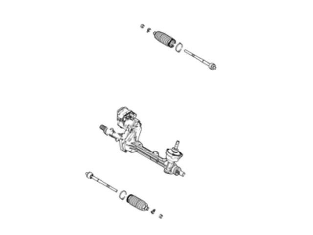 MU2Z-3V504-HRM - Rack And Pinion Assembly 2013-2015 Ford Police ...