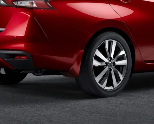 2023-2025 Nissan Versa Splash Guards - Front Set KH3 - Super Black ...