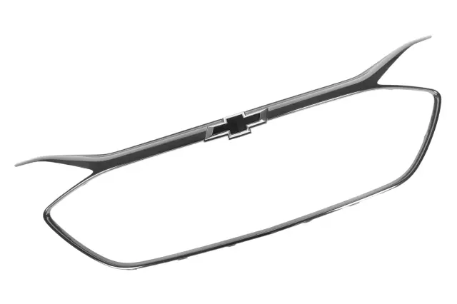 Black Front Upper Grille 84338682 GM | GMPartsDirect.com