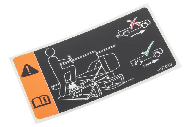 2019-2023 GM Caution Label 84227010 | GMPartsDirect.com