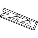 2014-2020 GM Front Grille Z71 Emblem 23432559 GM | GMPartsDirect.com