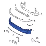 Bumper & Components - Front for 2021 Ford Bronco Sport | Ford Parts Direct