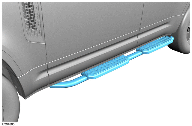 2020-2025 Land Rover Black Fixed Side Steps VPLEP0514 | OEM Parts Online