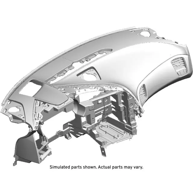 2014-2016 Chevrolet Corvette Black Instrument Panel 84614594 GM ...