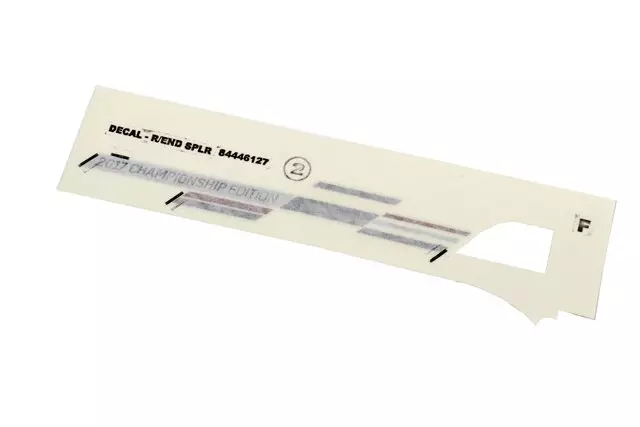 Rear End Spoiler Decal 84446127 | QuirkParts