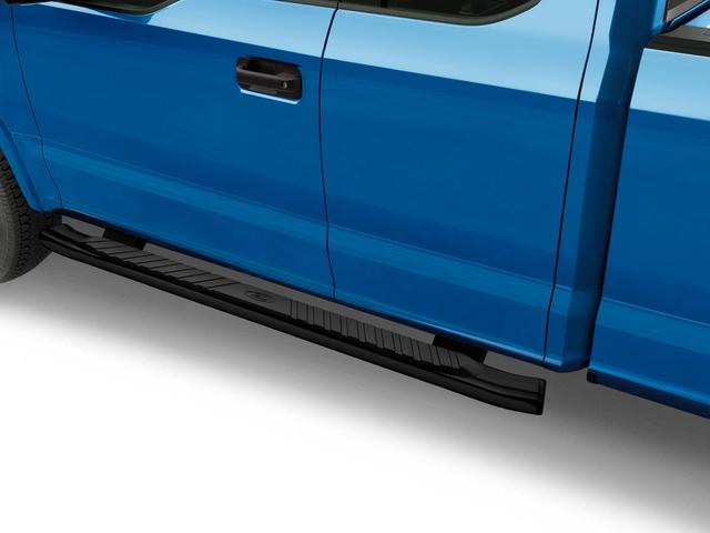 2015-2016 Ford F-150 Super Cab 5" Inch Black Side Step Bars Running ...