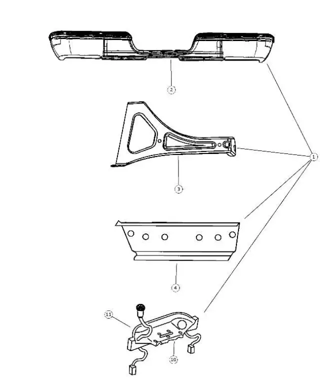 2001-2015 Mopar Bumper Bolt 6504122 | Mopar eStore