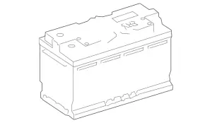 001-982-81-08 - Electrical System Battery For 1954-2026 Mercedes-Benz ...