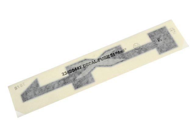 23490447 Decal - New OEM Part From GM Parts Direct | GM Parts Store
