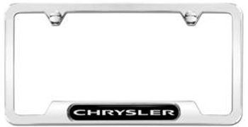 Chrysler chrome license plate frame with Chrysler logo | Mopar ...
