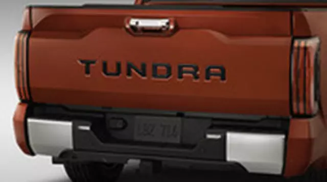 2022-2024 Toyota Tundra Genuine Toyota Tundra Black Tailgate "Tundra ...