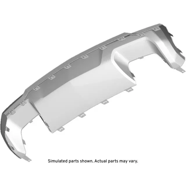 2021-2022 Chevrolet Colorado Dark Silver Front Bumper Fascia Skid Plate ...