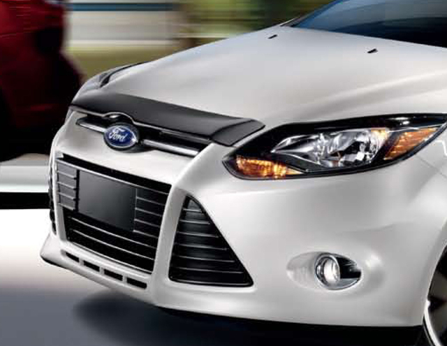 CM5Z-16C900-A 2012-2014 Ford Focus Hood Deflector - Styled Smoke ...