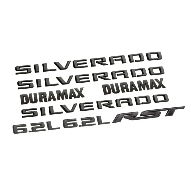 2024 Chevrolet Silverado 1500 Silverado Rst Emblems - Black 86539782 ...