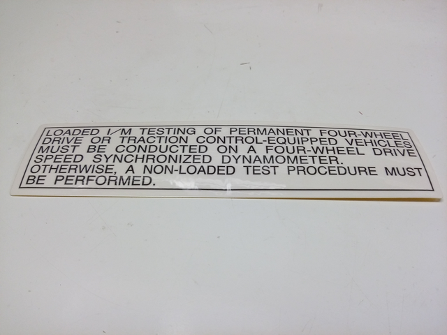 1996-2021 Toyota Caution Label 11282-74010 | Toyota Parts Center