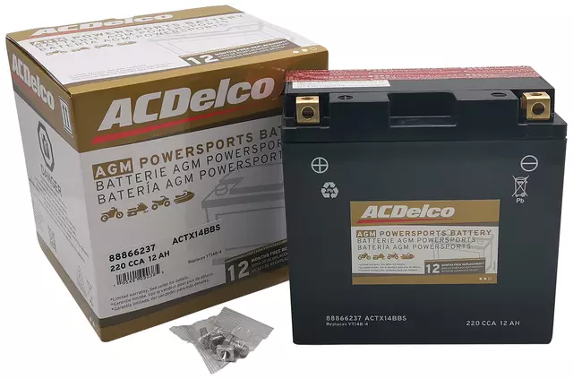 1999-2021 ACDelco Vehicle Battery ACTX14BBS | TascaParts.com