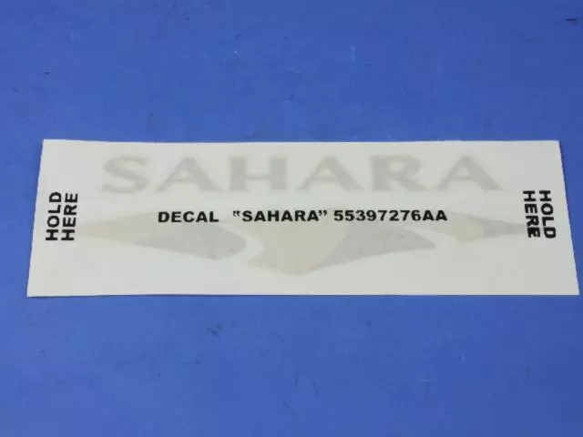 2007-2015 Jeep Wrangler Decal 55397276AA | My Mopar Parts