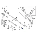W709296-S441 - Pitman Arm Nut 2017-2024 Ford | Ford Parts Direct