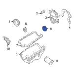 1984-2011 Ford Rear Main Seal F5TZ-6701-A | TascaParts.com