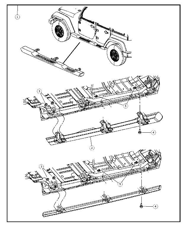 2007-2018 Jeep Running Board Step Pad 55397415AD | Mopar Estores